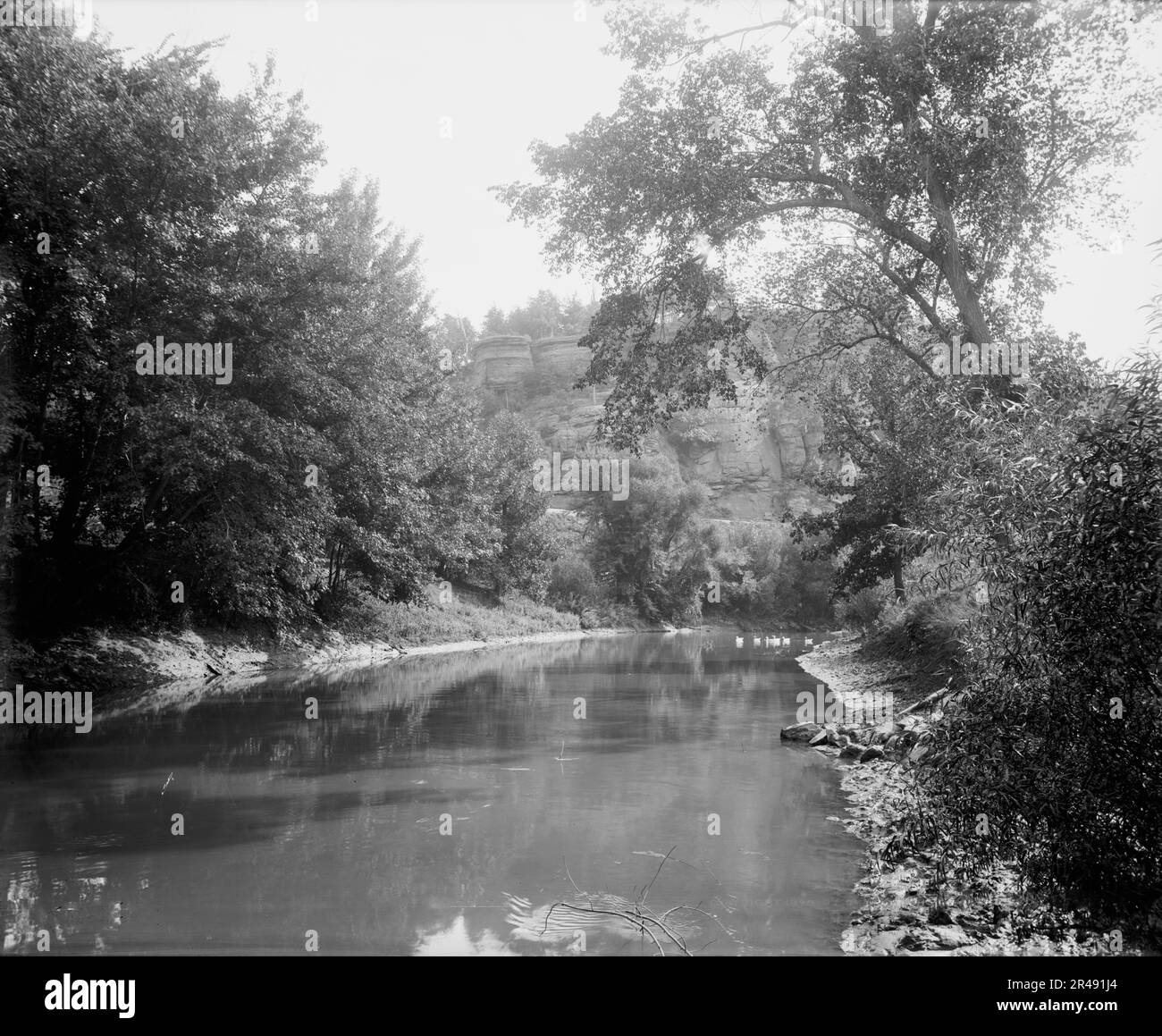 Bluffs looking up Ableman's Narrows, The, c1898 Stock Photo - Alamy