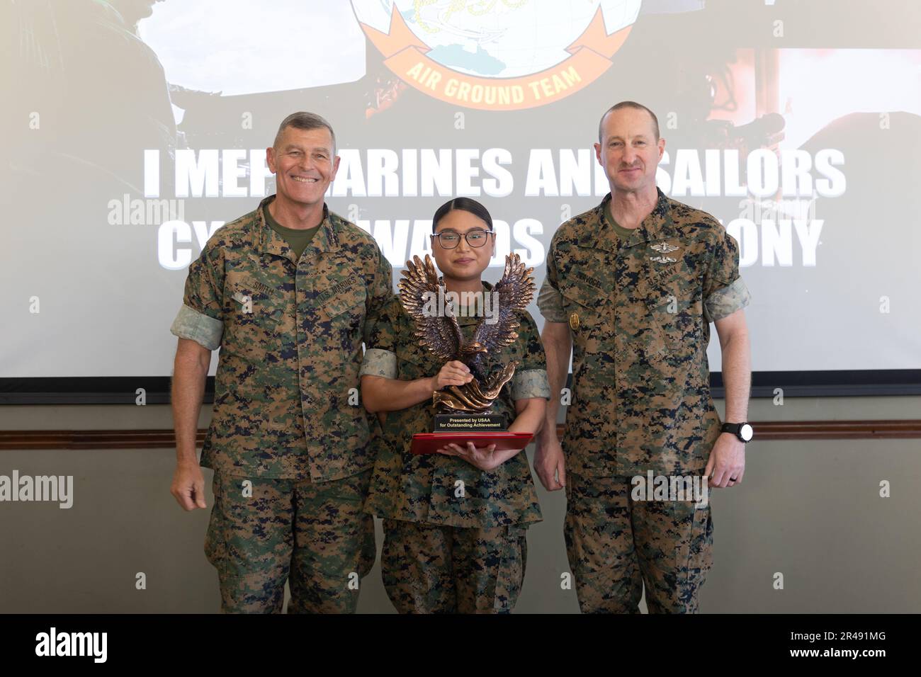 U.S. Navy Hospital Corpsman 3rd Class Zelancia Miranda, attached to 1st ...