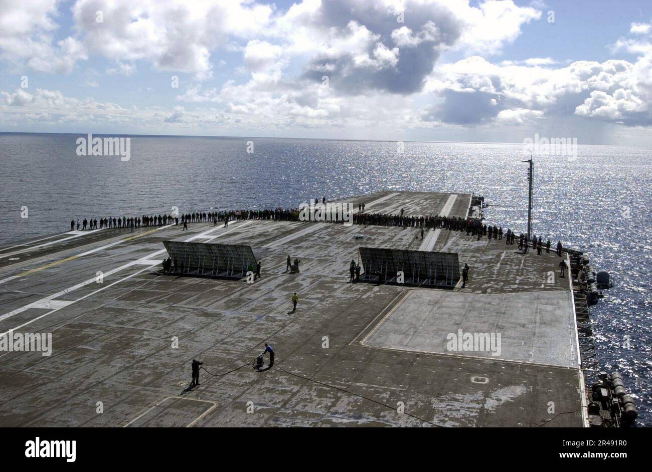 US Navy Deck inspection Stock Photo - Alamy