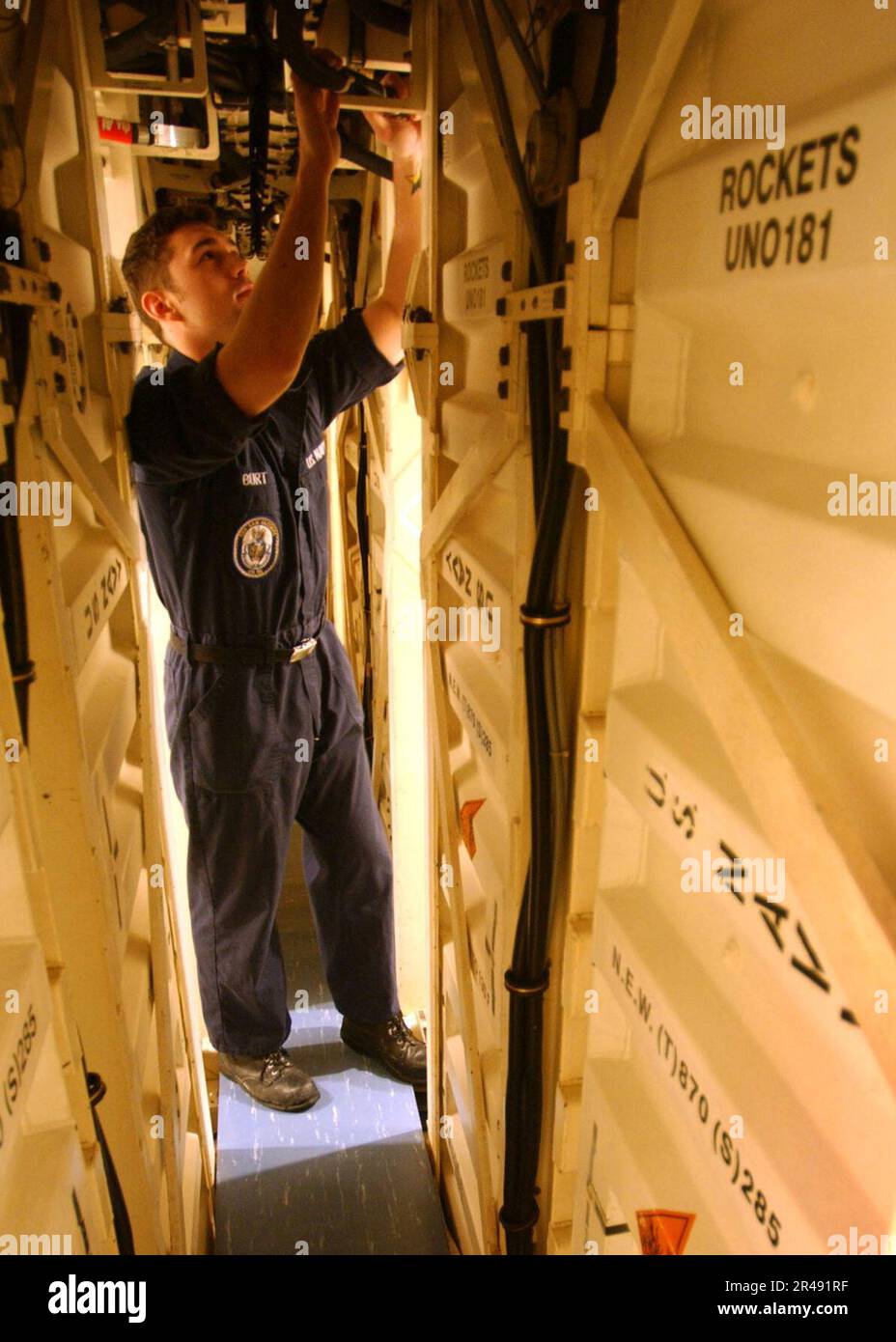 US Navy Gunner's Mate Stock Photo - Alamy