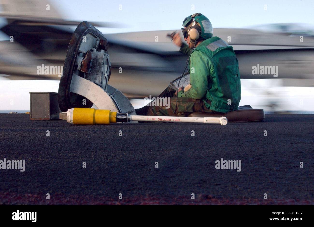 US Navy Flight deck operations aboard USS Carl Vinson CVN 70 Stock ...