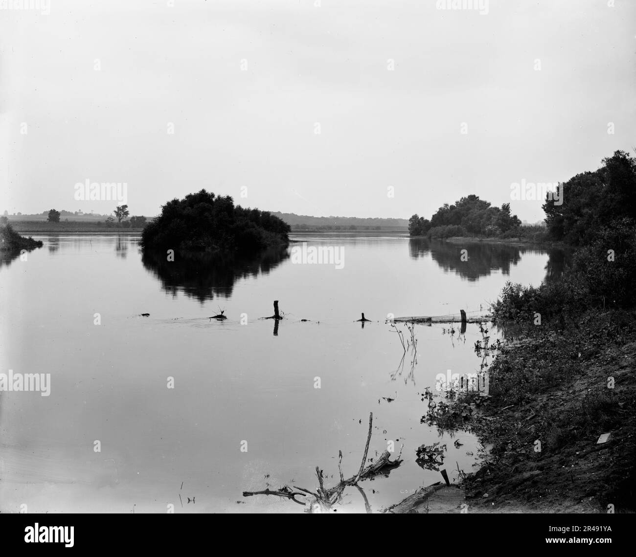 Rock River near Nelson, Ill., c1898 Stock Photo - Alamy