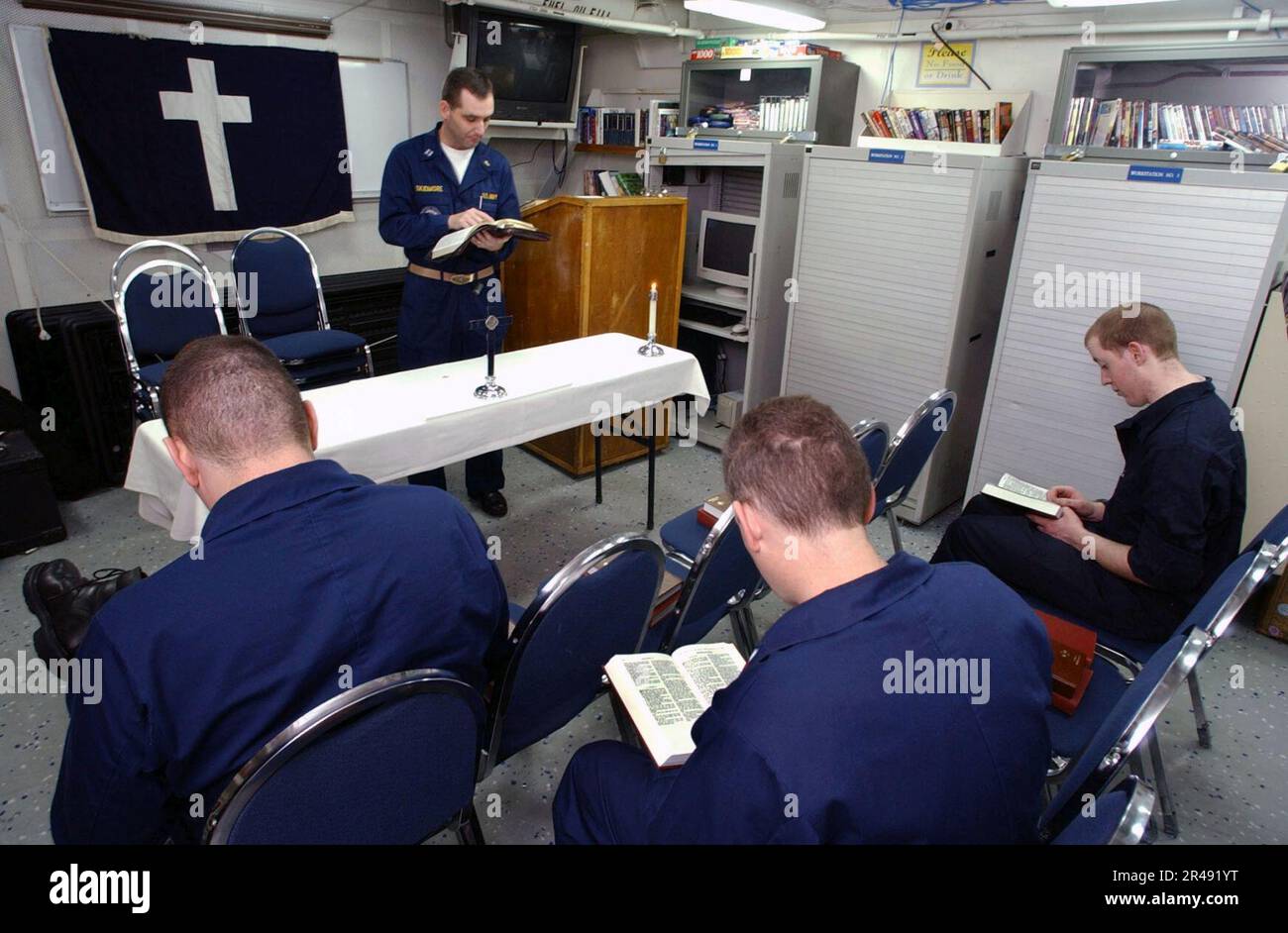 US Navy Navy Reserve Chaplain Stock Photo - Alamy