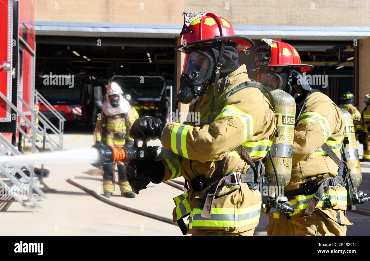 Col. Randel Gordon, left, Arnold Engineering Development Complex ...