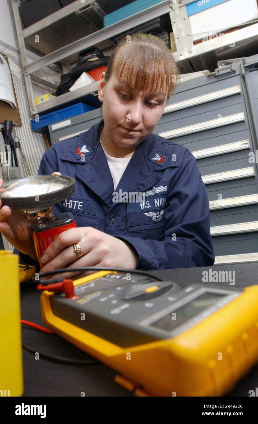 US Navy Information Systems Technician Stock Photo - Alamy
