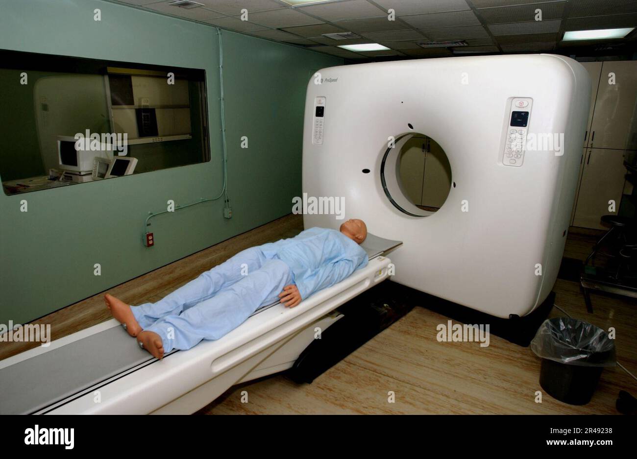 US Navy The ship's Computerized Axial Tomography, (CAT), Scan is ...