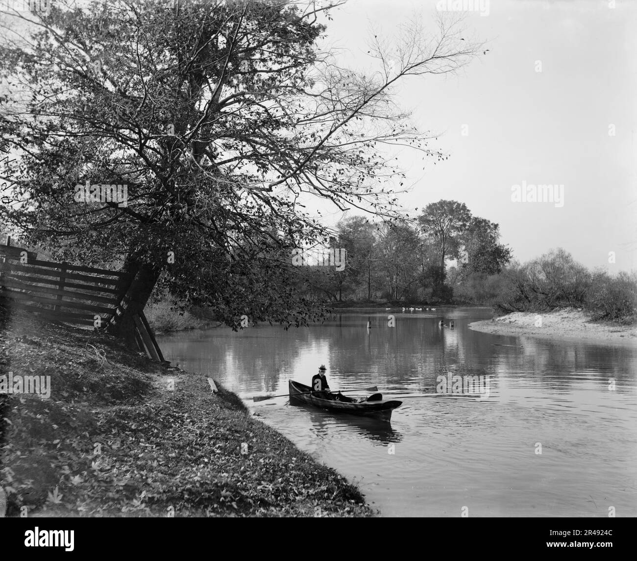 Clinton River, Mt. Clemens, between 1880 and 1899 Stock Photo - Alamy