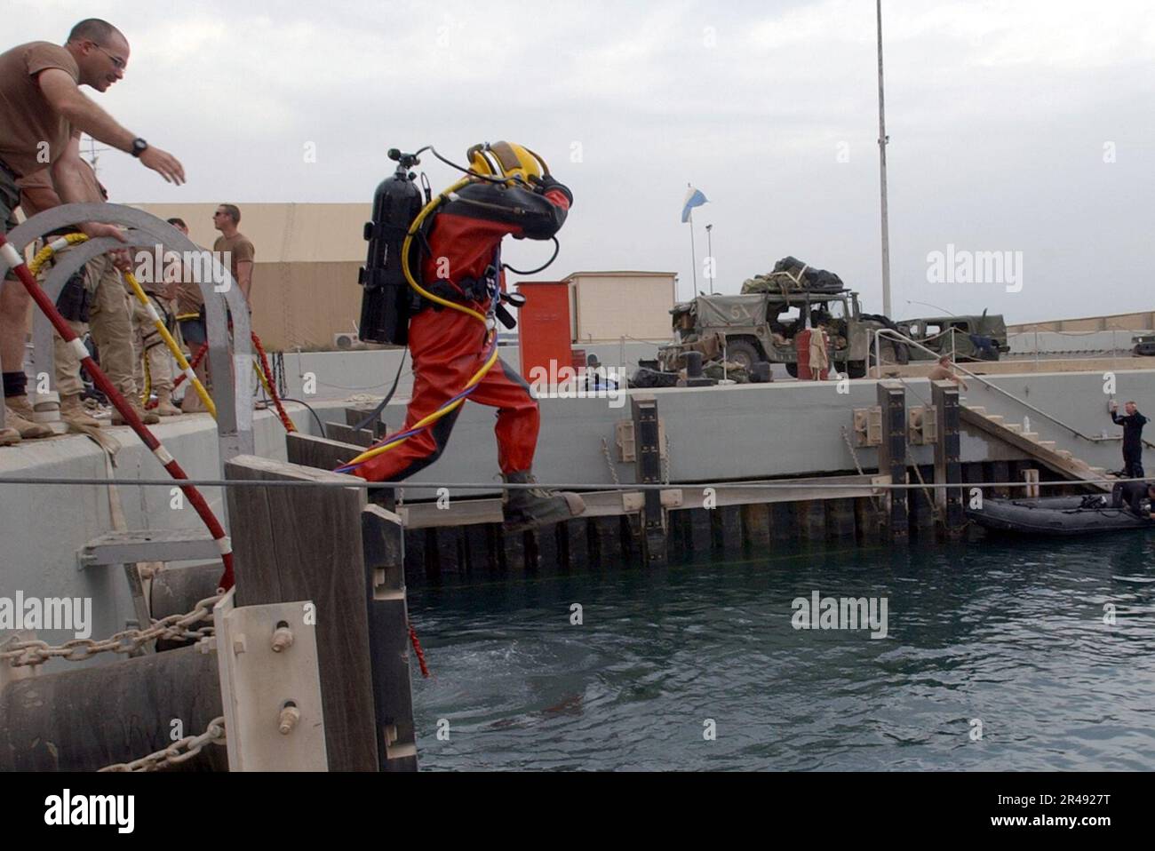 US Navy Equipment Operator Stock Photo - Alamy