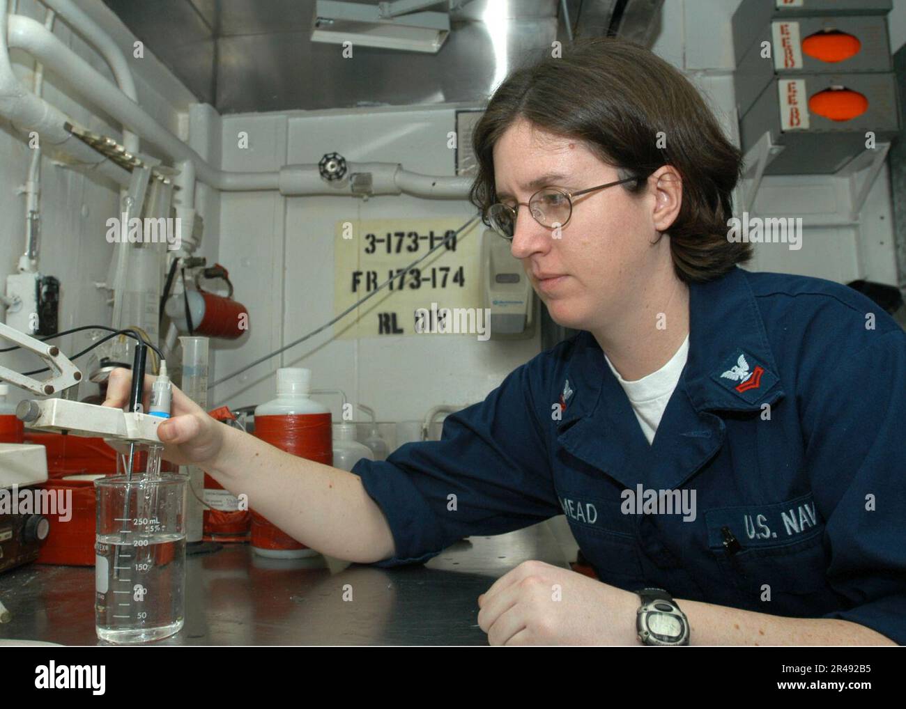 US Navy Machinist's Mate Stock Photo - Alamy