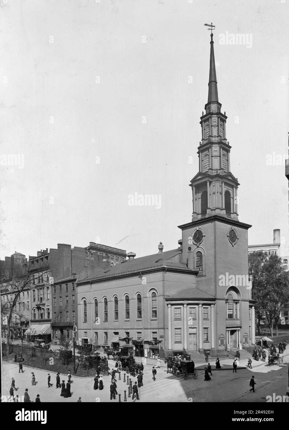 Park Street Church, Boston, Mass., between 1900 and 1920 Stock Photo ...
