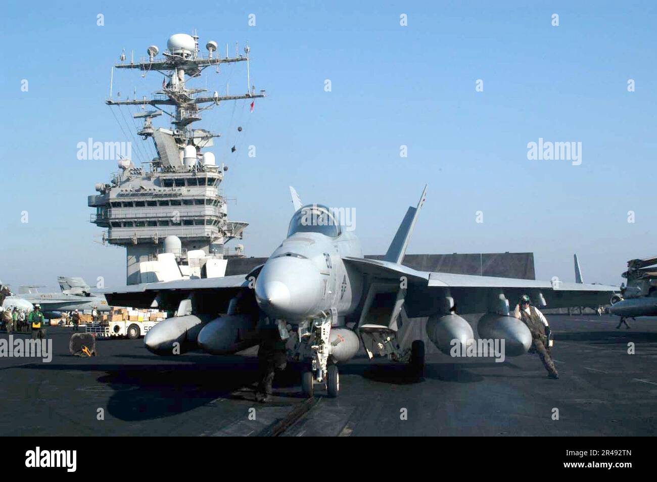 US Navy An F-A-18E Super Hornet assigned to the ''Eagles'' of Strike ...