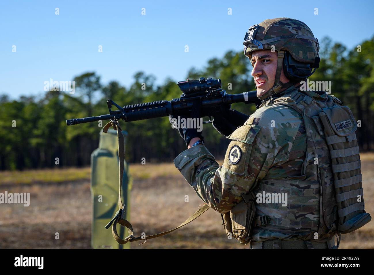 U.S. Army Staff Sgt. Aaron Capolupo, with Bravo Company, 1st Battalion ...