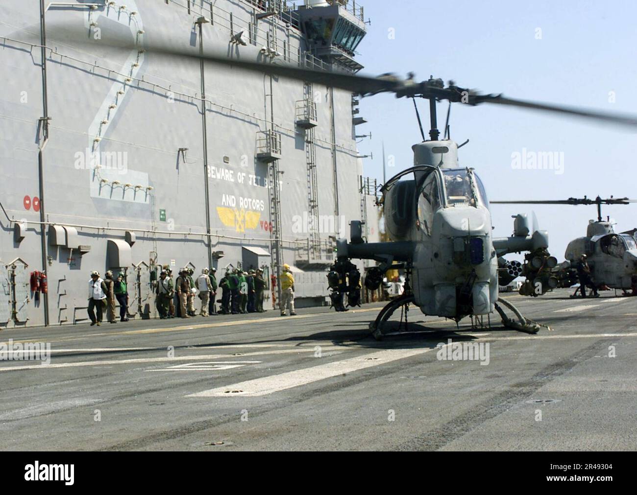 US Navy The crew of an AH-1W Cobra assigned to Marine Light-Attack ...