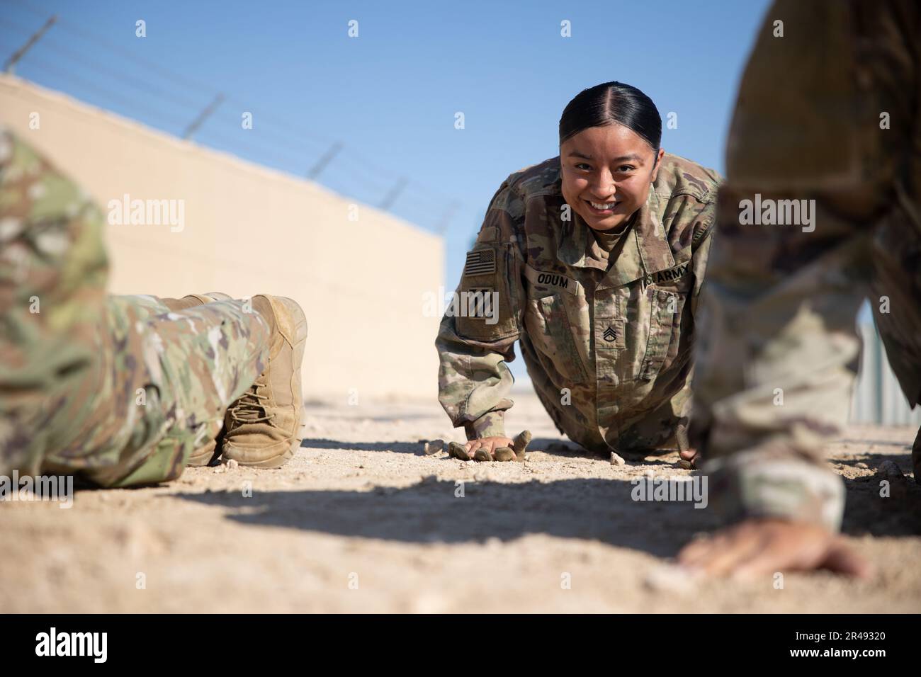 U.S. Army Staff Sgt. Jossy Odum, a supply noncommissioned officer ...