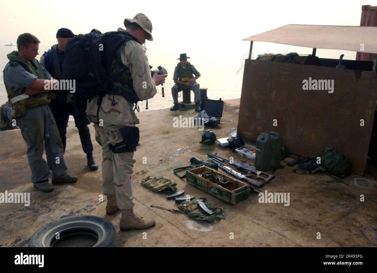 US Navy Rifles, a night-vision spotting scope and ammunition are among ...