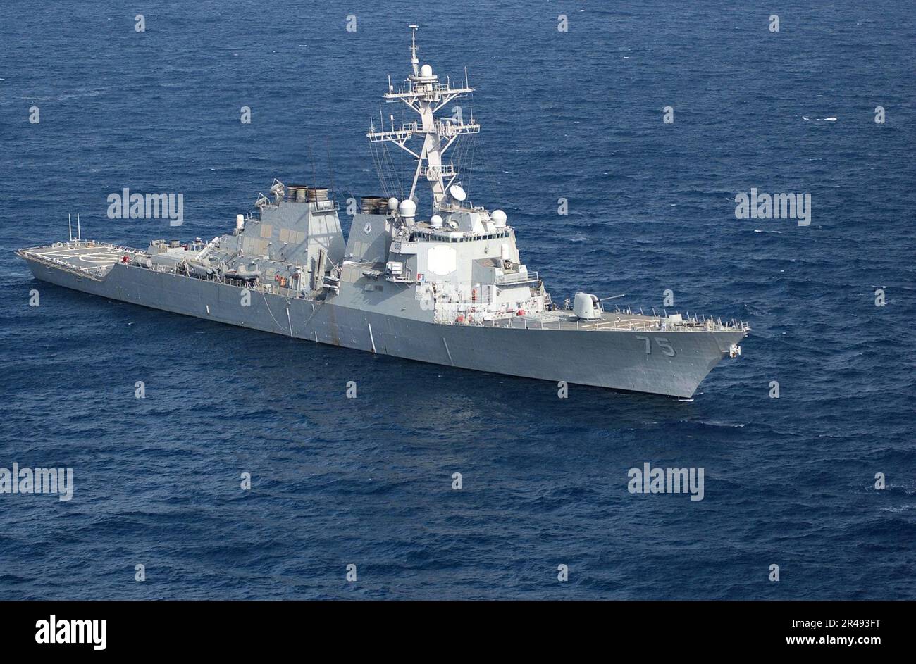 US Navy The guided missile destroyer USS Donald Cook (DDG 75) underway ...