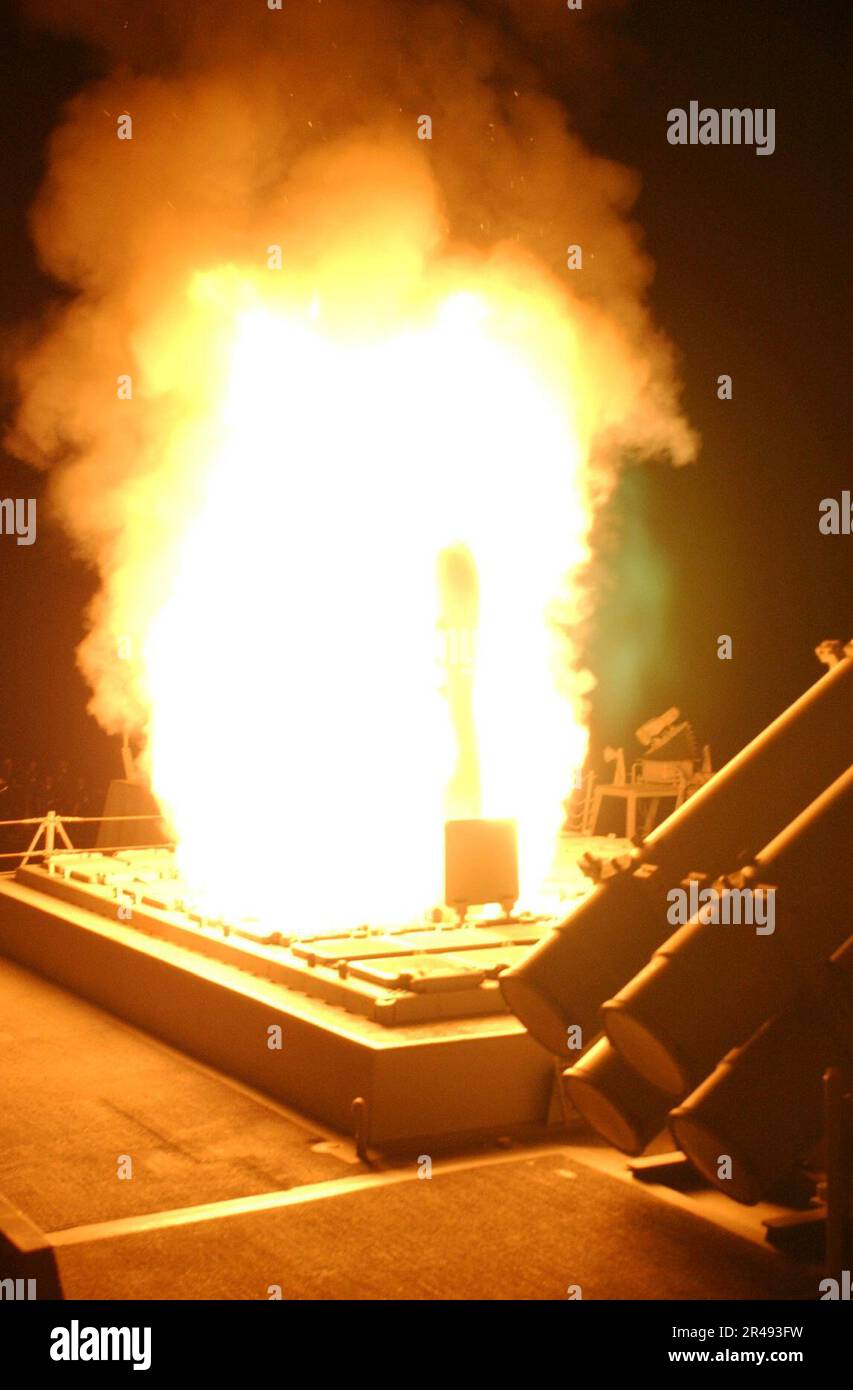 US Navy The guided missile destroyer USS Donald Cook (DDG 75) launches ...