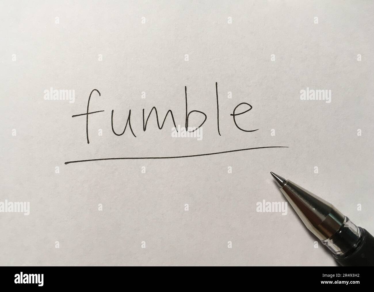 Fumble hi-res stock photography and images - Alamy
