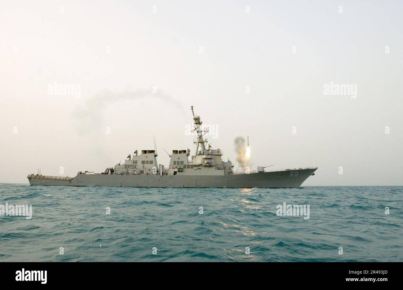 US Navy The guided missile destroyer USS Milius (DDG 69) launches a ...