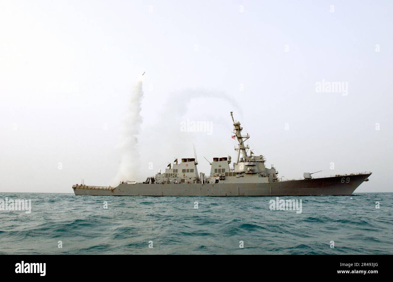 US Navy The guided missile destroyer USS Milius (DDG 69) launches a ...
