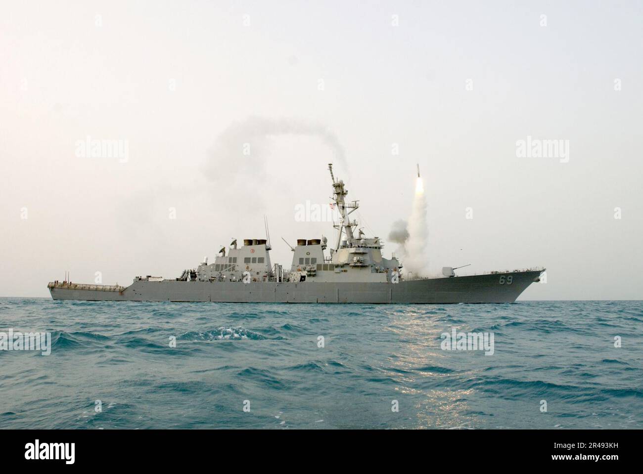 US Navy The guided missile destroyer USS Milius (DDG 69) launches a ...