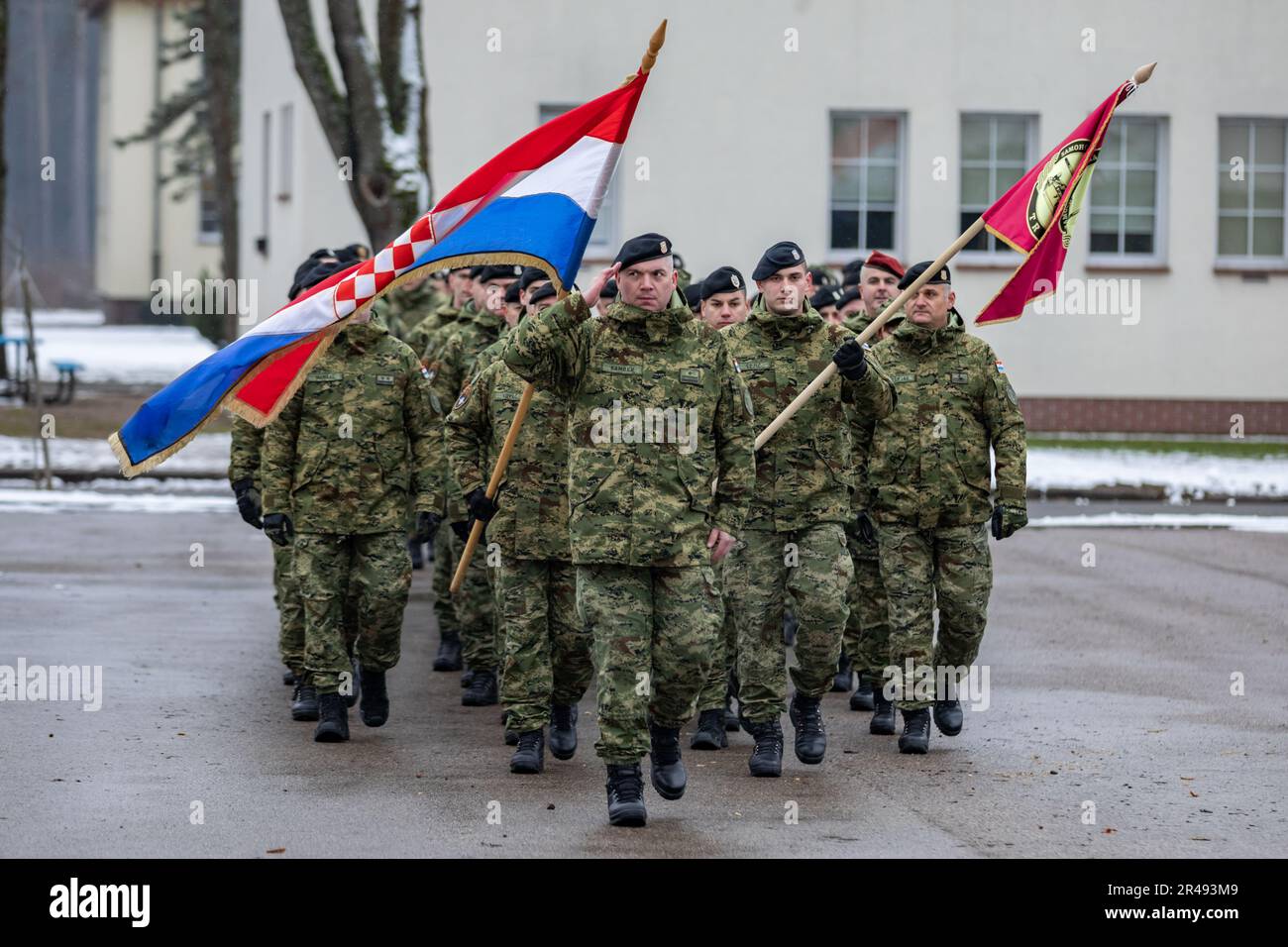 The NATO enhanced Forward Presence Battle Group Poland Croatian ...