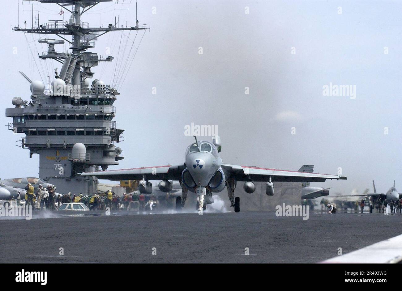 US Navy An EA-6B Prowler assigned to the Zappers of Electronic Attack ...