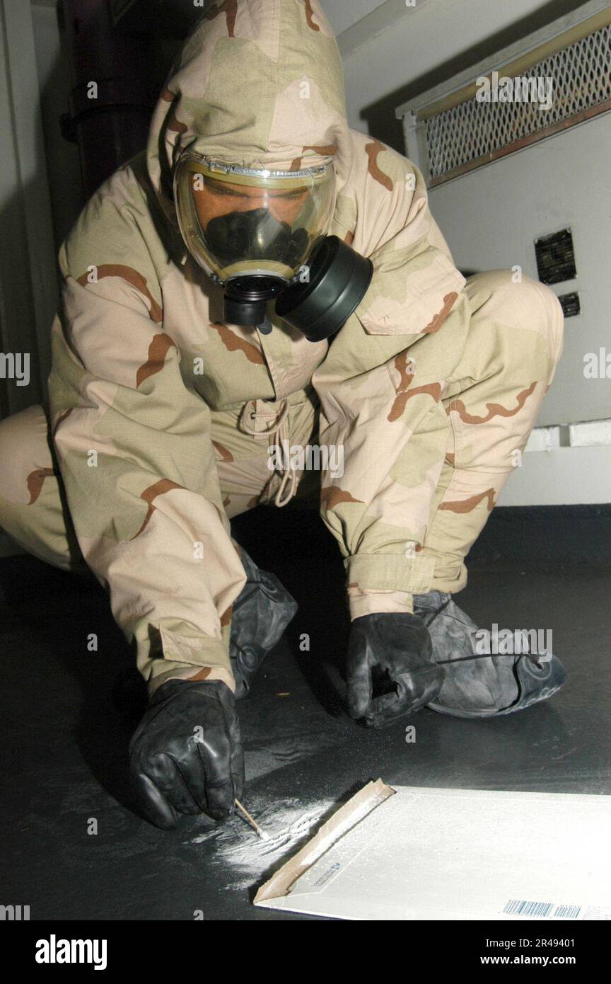 US Navy Damage Controlman Stock Photo - Alamy