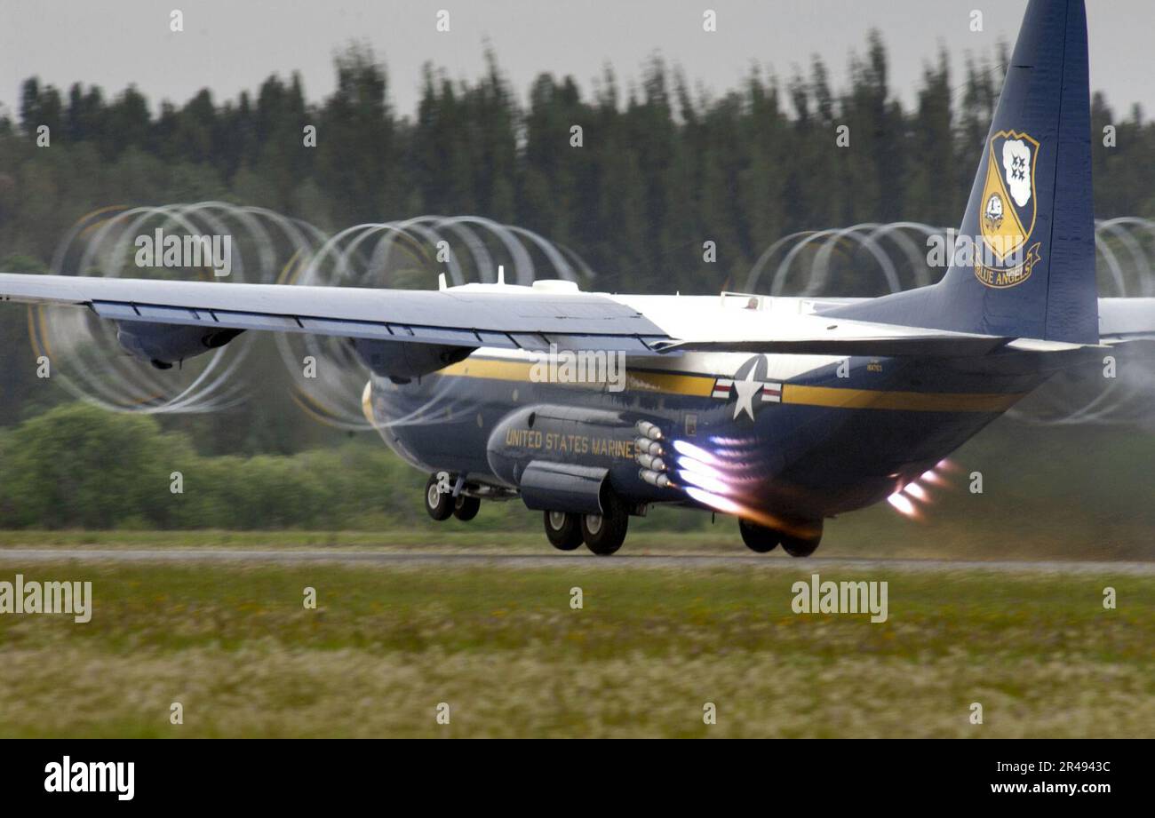 US Navy Fat Albert, a U.S. Marine Corps C-130 Hercules assigned to the ...
