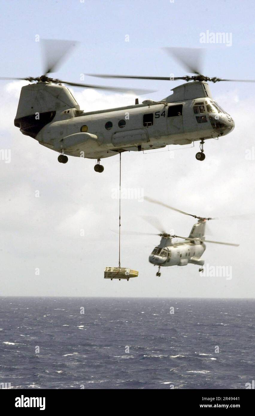 Navy Ch 46 Helicopter