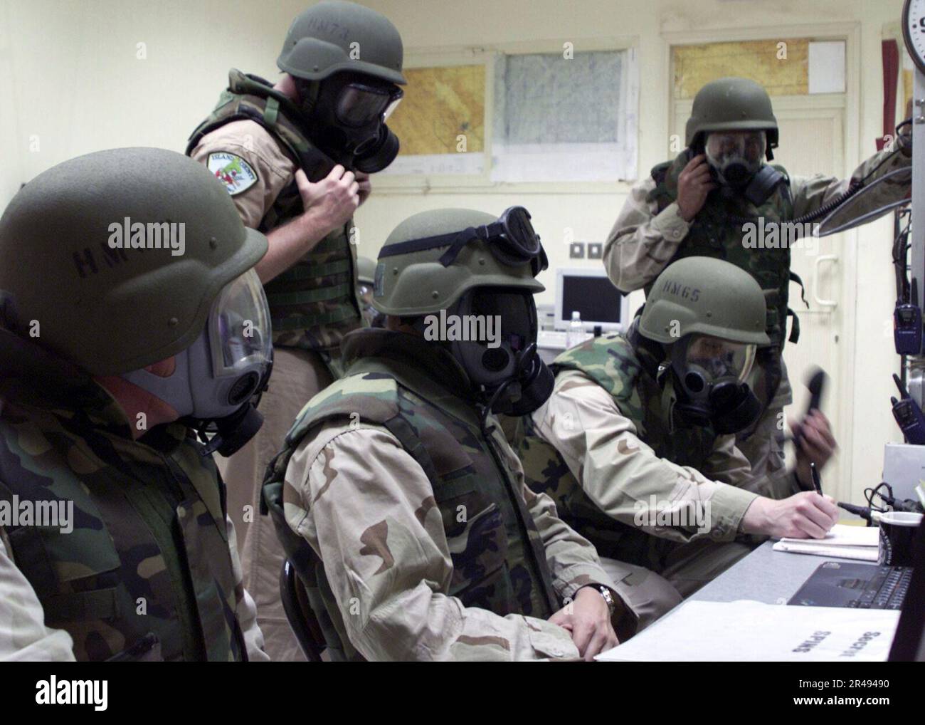 US Navy Fleet Maritime Patrol Mobile Operations Command Center (MOCC ...