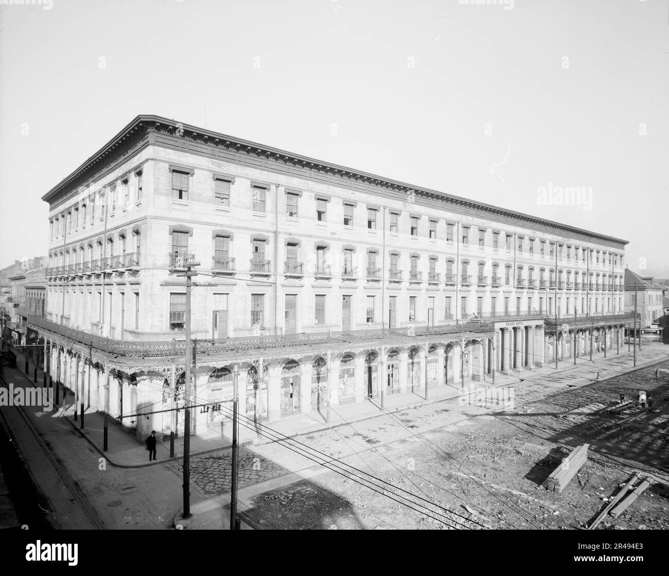 New orleans historic french quarter Black and White Stock Photos ...
