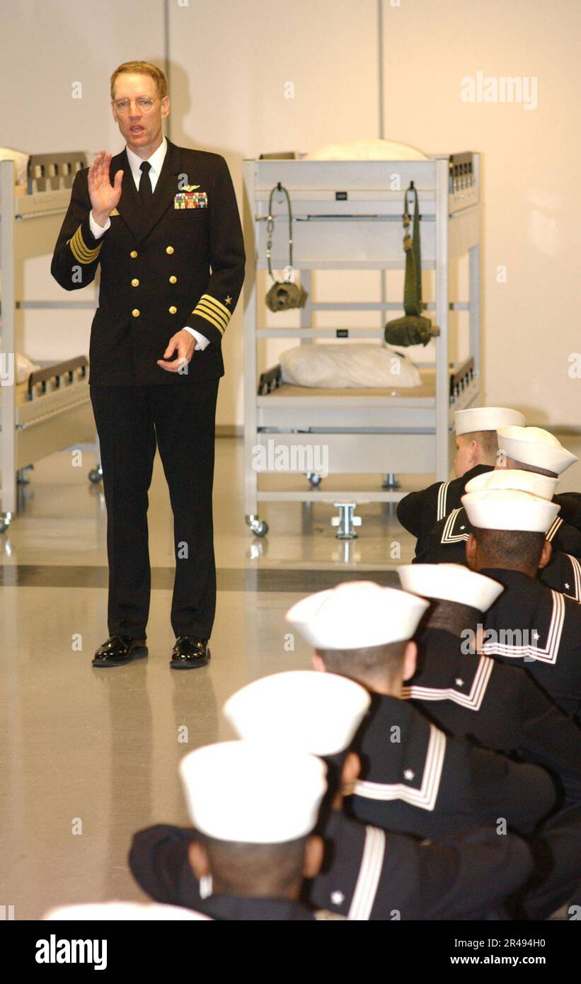 US Navy USS Ronald Reagan (CVN 76), Commanding Officer Stock Photo - Alamy
