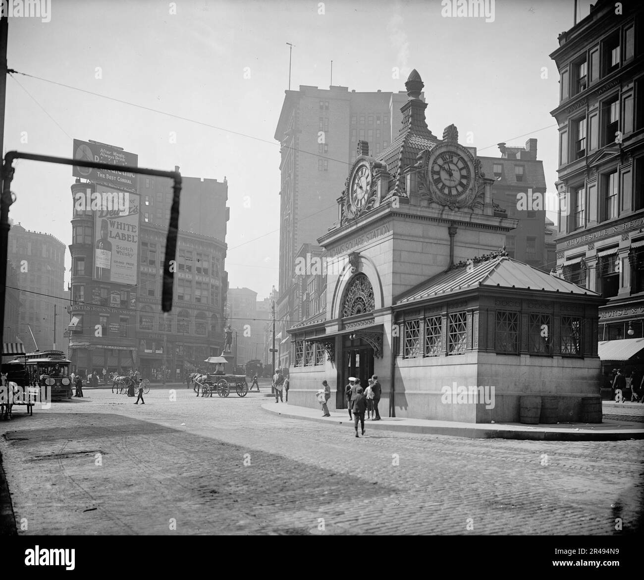 Boston landscape 1900s hi-res stock photography and images - Alamy