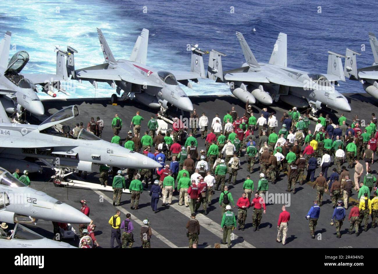 US Navy USS Nimitz (CVN 68) and Carrier Air Wing Eleven (CVW-11 ...