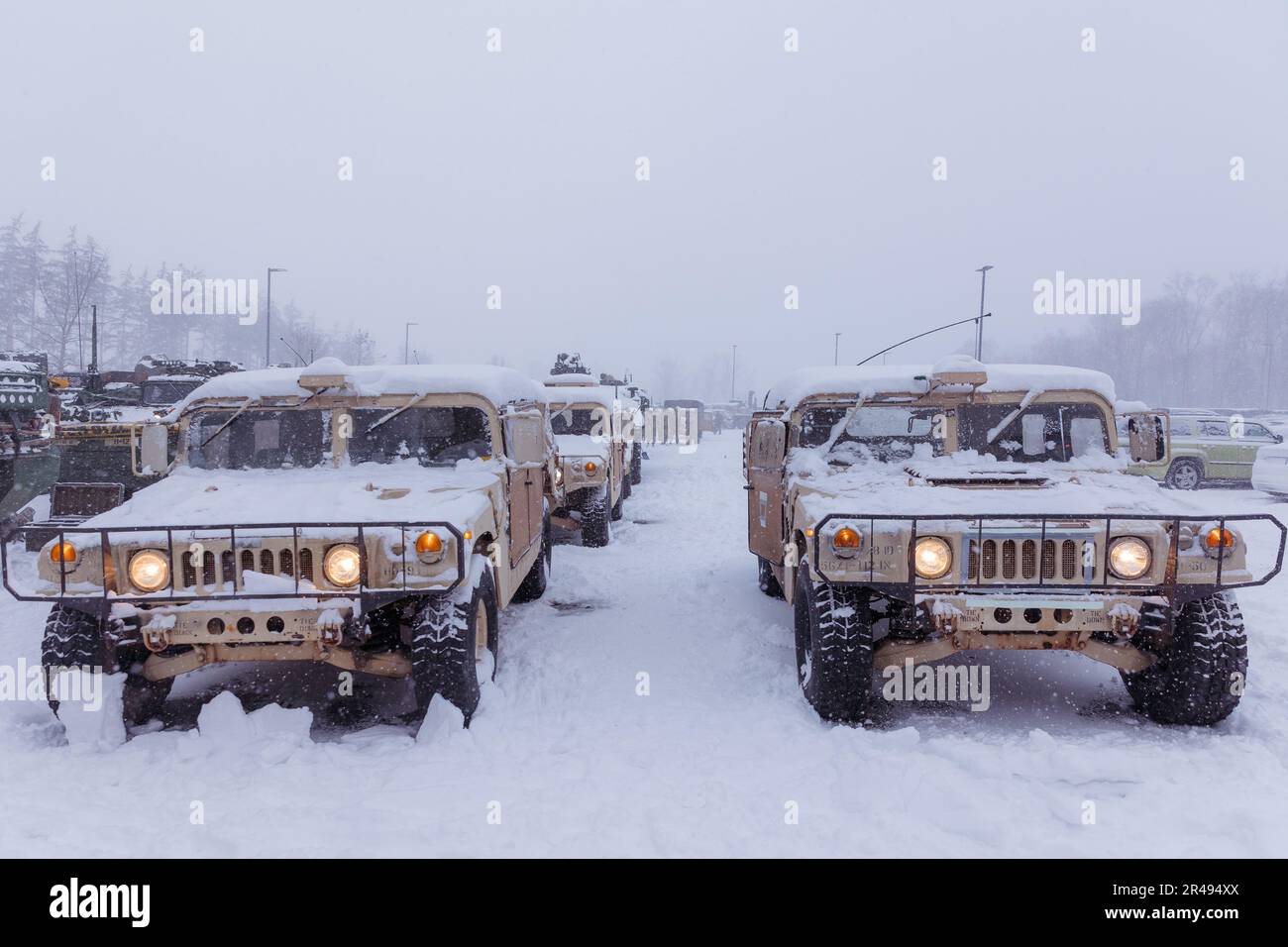 U.S. Soldiers with 1st Battalion, 112th Infantry Regiment, 56th Stryker ...
