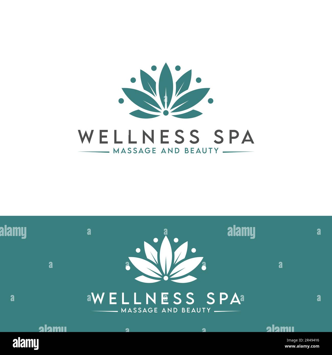 Wellness spa logo, flower, beauty, minimalist, care and business logo ...