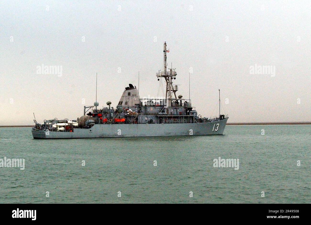 US Navy U.S. Navy Mine Counter Measures ship USS Dextrous (MCM 13 ...