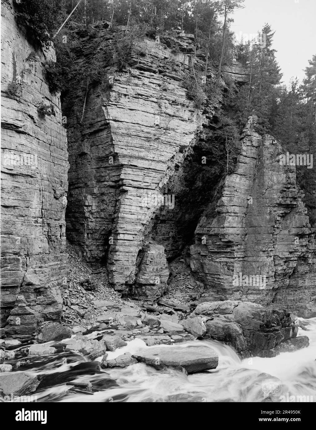 Ausable au sable chasm Black and White Stock Photos & Images - Alamy