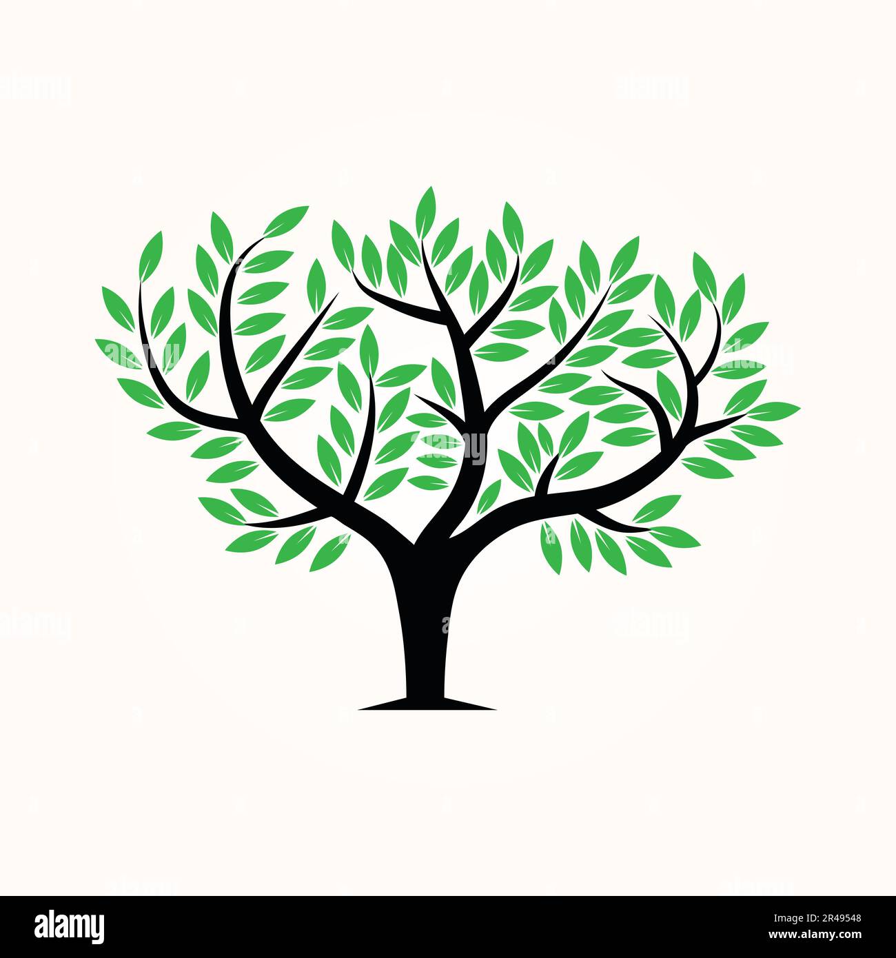 Green Tree Logo. Vector tree icon. Nature logo Stock Vector Image & Art ...