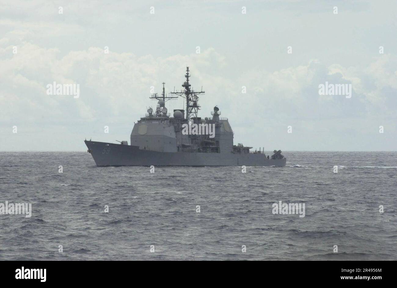 US Navy The guided missile cruiser USS Princeton (CG 59) steams ...
