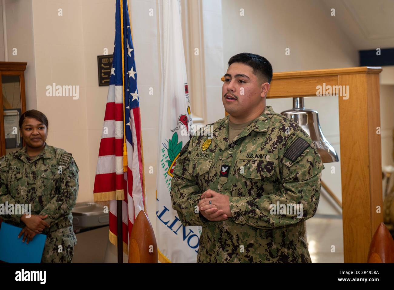 GREAT LAKES, Il. (Mar. 15, 2023) Master-at-Arms 2nd Class Noah Alonso ...