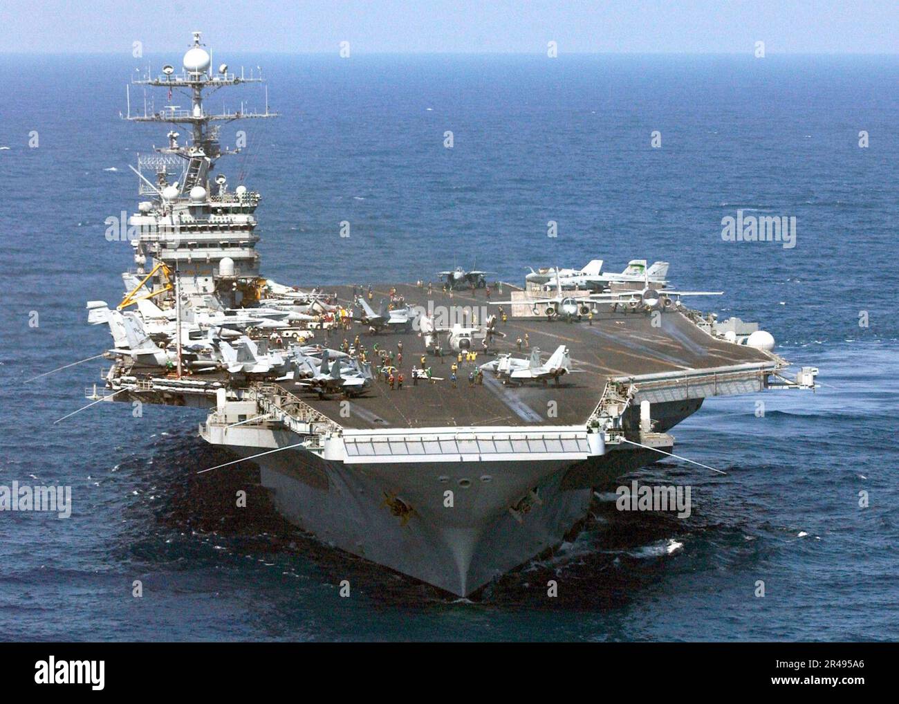 US Navy USS Harry S Truman (CVN 75) prepares to engage in flight ...
