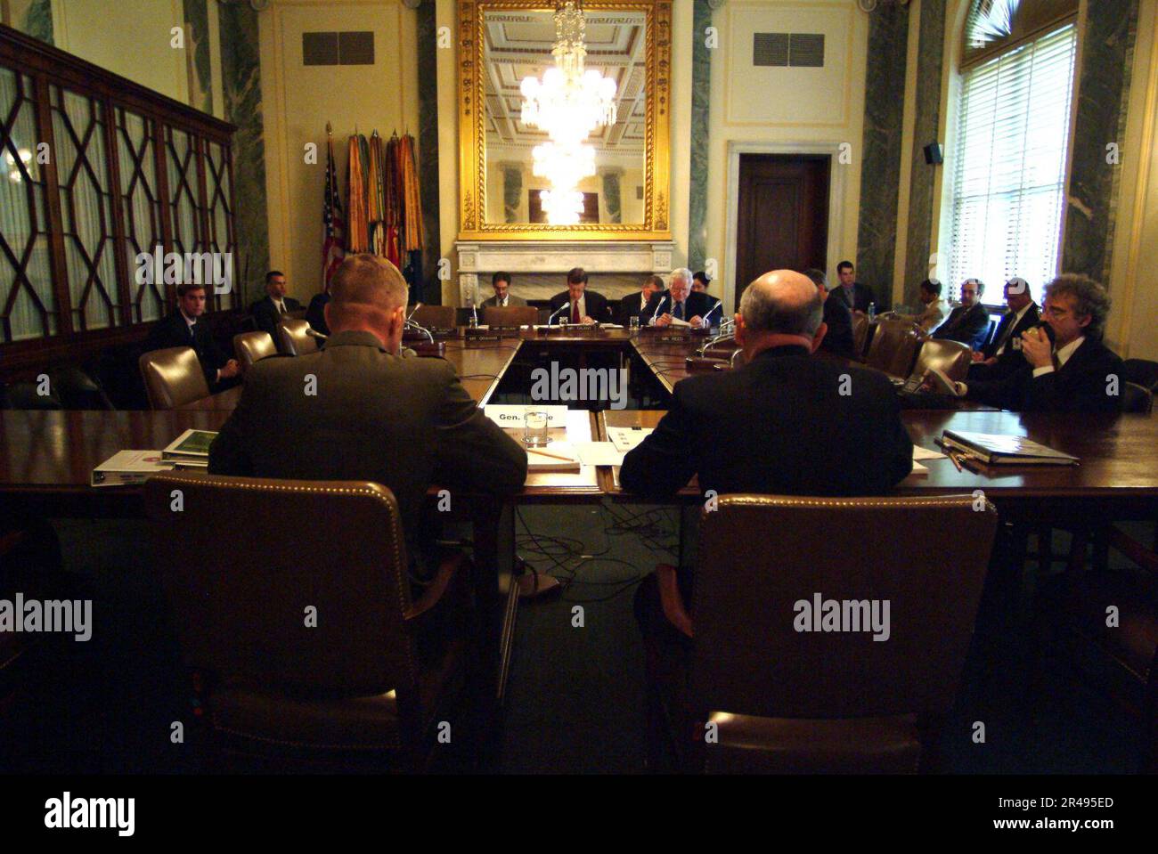 US Navy (From left) Gen. Michael W. Hagee, Commandant of the Marine ...