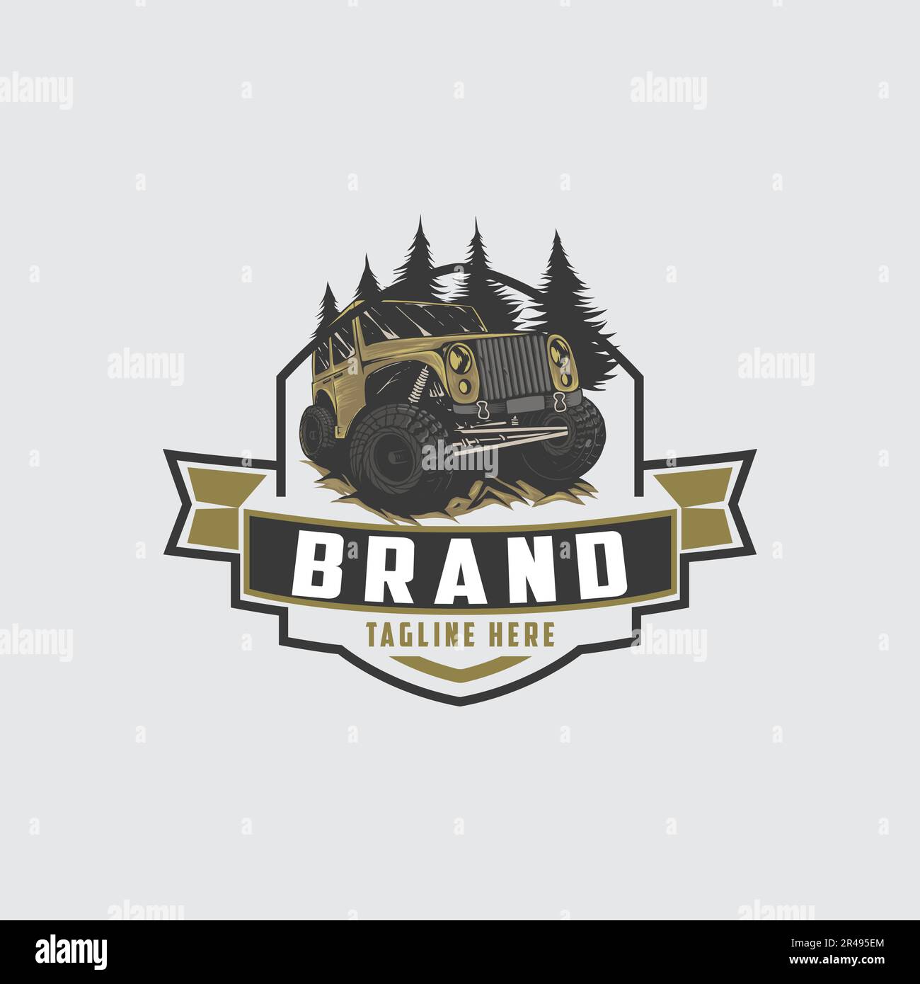 Hiking outdoor adventure logo Stock Vector Images - Alamy