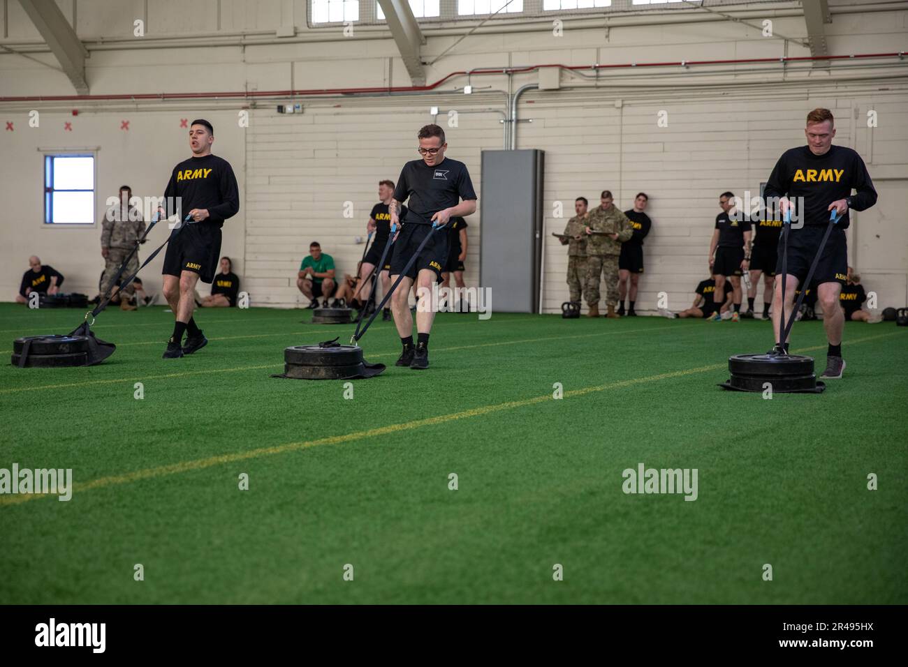 Soldiers with the 91st Military Police Battalion conduct the sprint ...