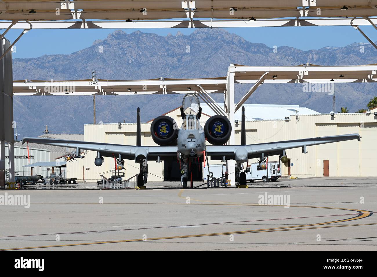 A U.S. Air Force A-10 Thunderbolt II assigned to the 354th Fighter ...