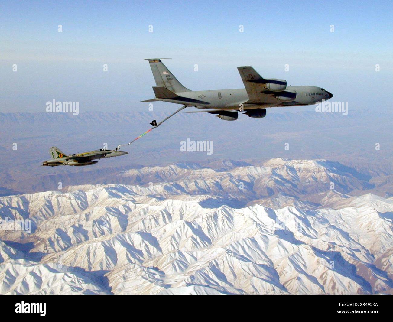 US Navy An F-A-18 Hornet assigned to the 'Silver Eagles' of Marine ...