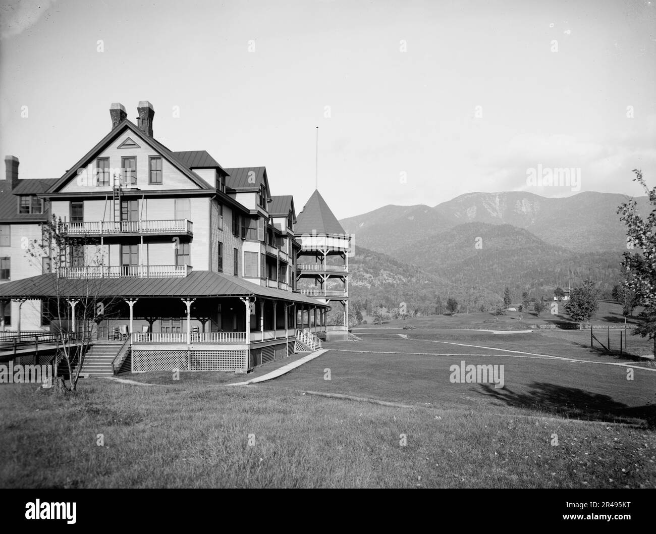 St. Hubert's Inn and the Giant, Keene Valley, Adirondack Mountains ...