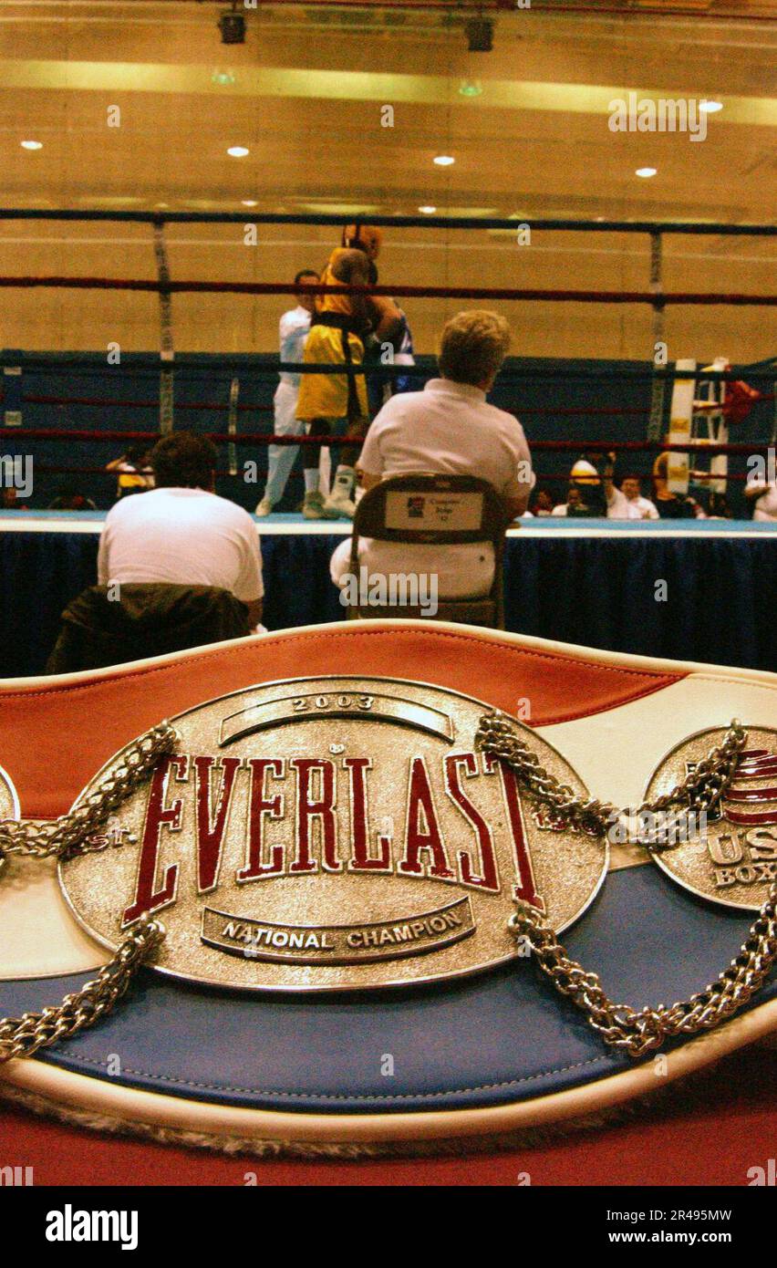 US Navy 2003 Everlast National Championship belt Stock Photo - Alamy
